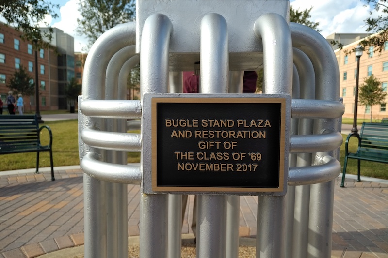 Bugle Stand Plaza – Texas A&M University Class of 1969